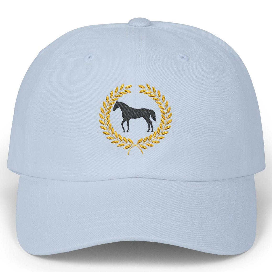 Embroidered Standing Horse Baseball Cap, Equestrian Baseball Hat, Horse ...