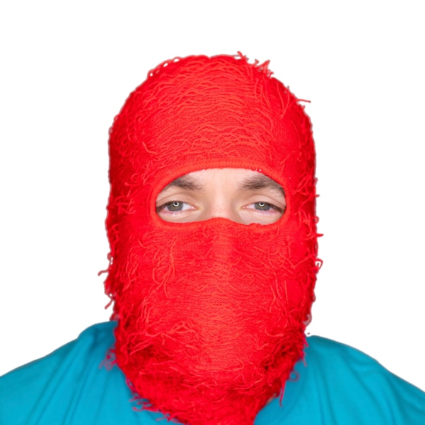 Fuzzy Ski Mask - Etsy