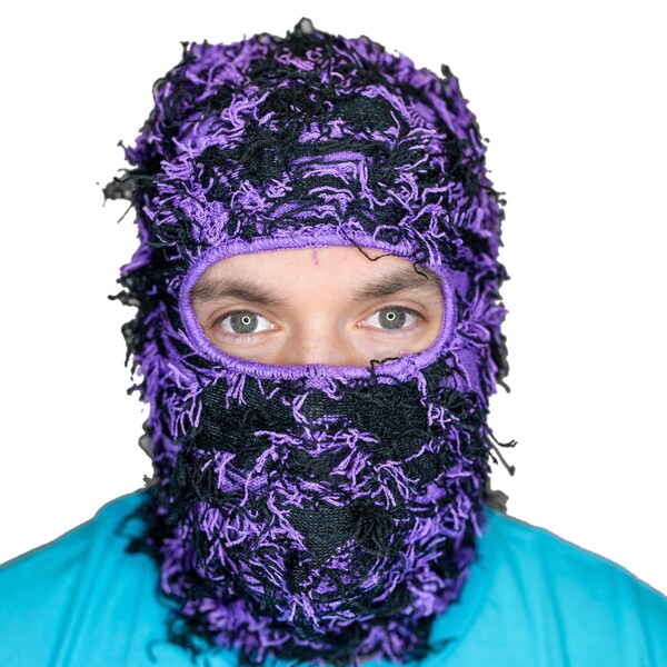 Furry Full Face Mask - Etsy