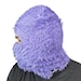 PURPLE Fuzzy Shiesty Balaclava Distressed Knitted Full Face Ski Mask ...