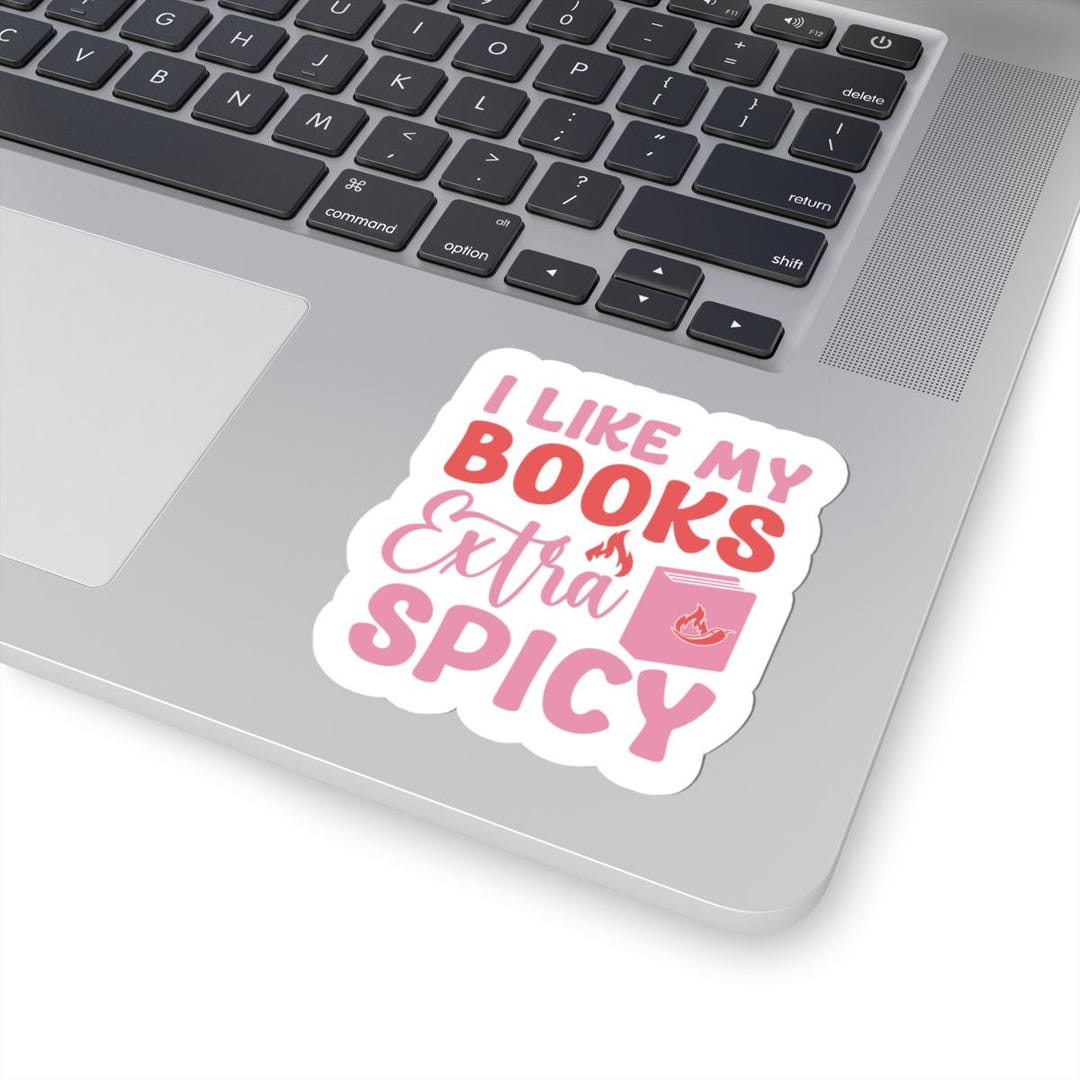 Spicy Book Lover Stickers, Stickers for Readers, Cute Laptop Decals ...