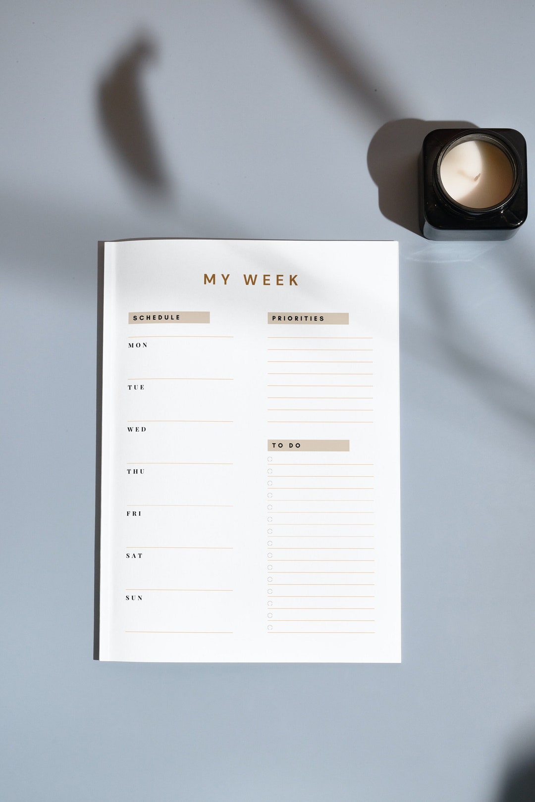Weekly Digital Planner, Instant Download, Printable, to Do List ...