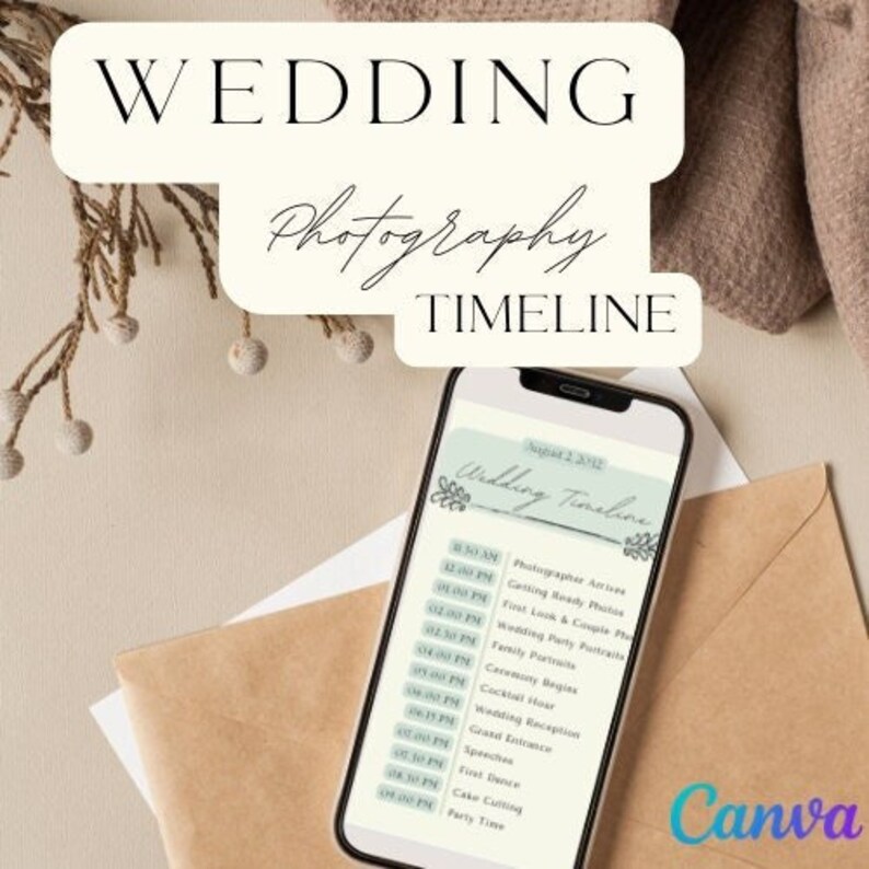 Wedding Photography Timeline, Wedding Timeline, Wedding Photography ...