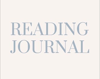 Book Journal Digital Download - Etsy