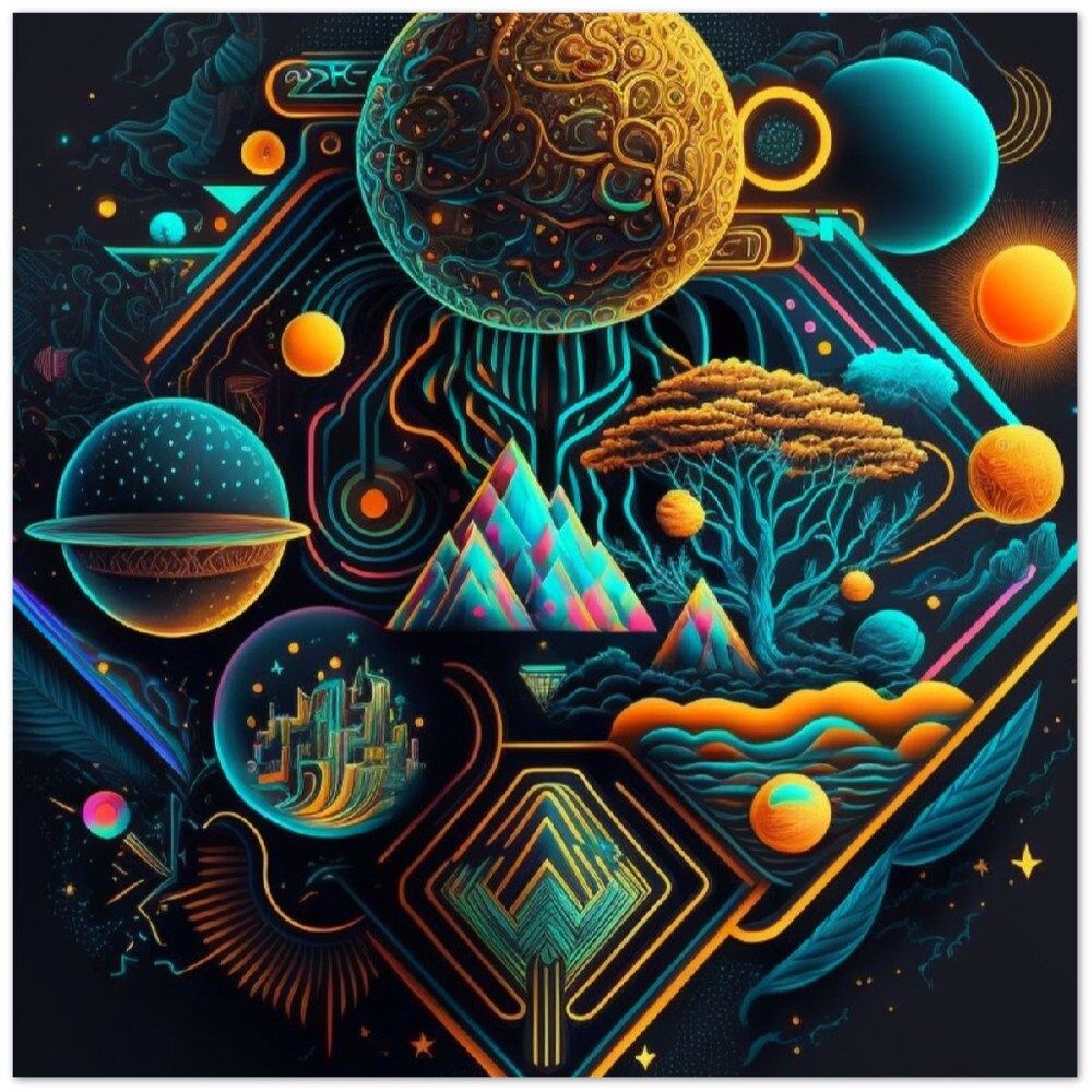 Foam Square Space Art, Space Force, Space Art, Space Posters, Space ...