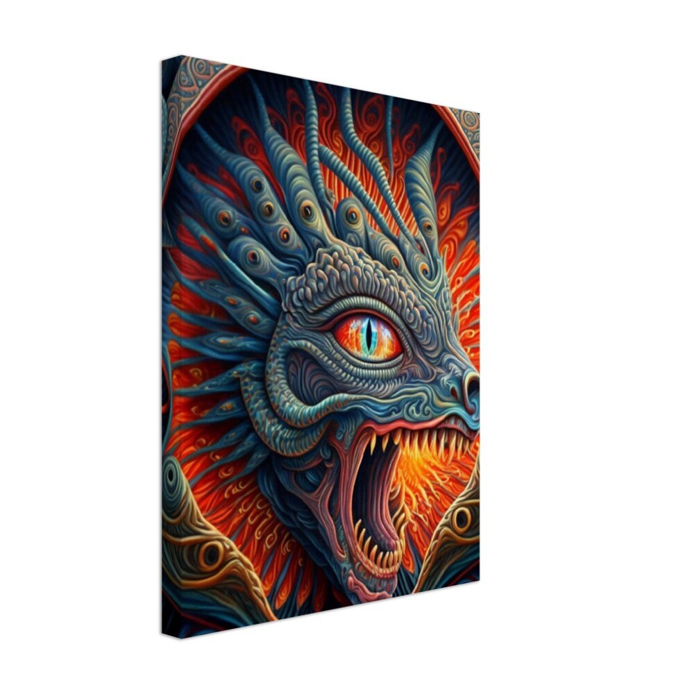Canvas Art | Alien Art | AI Art | Alien Wall Art | Alien Print | UFO ...