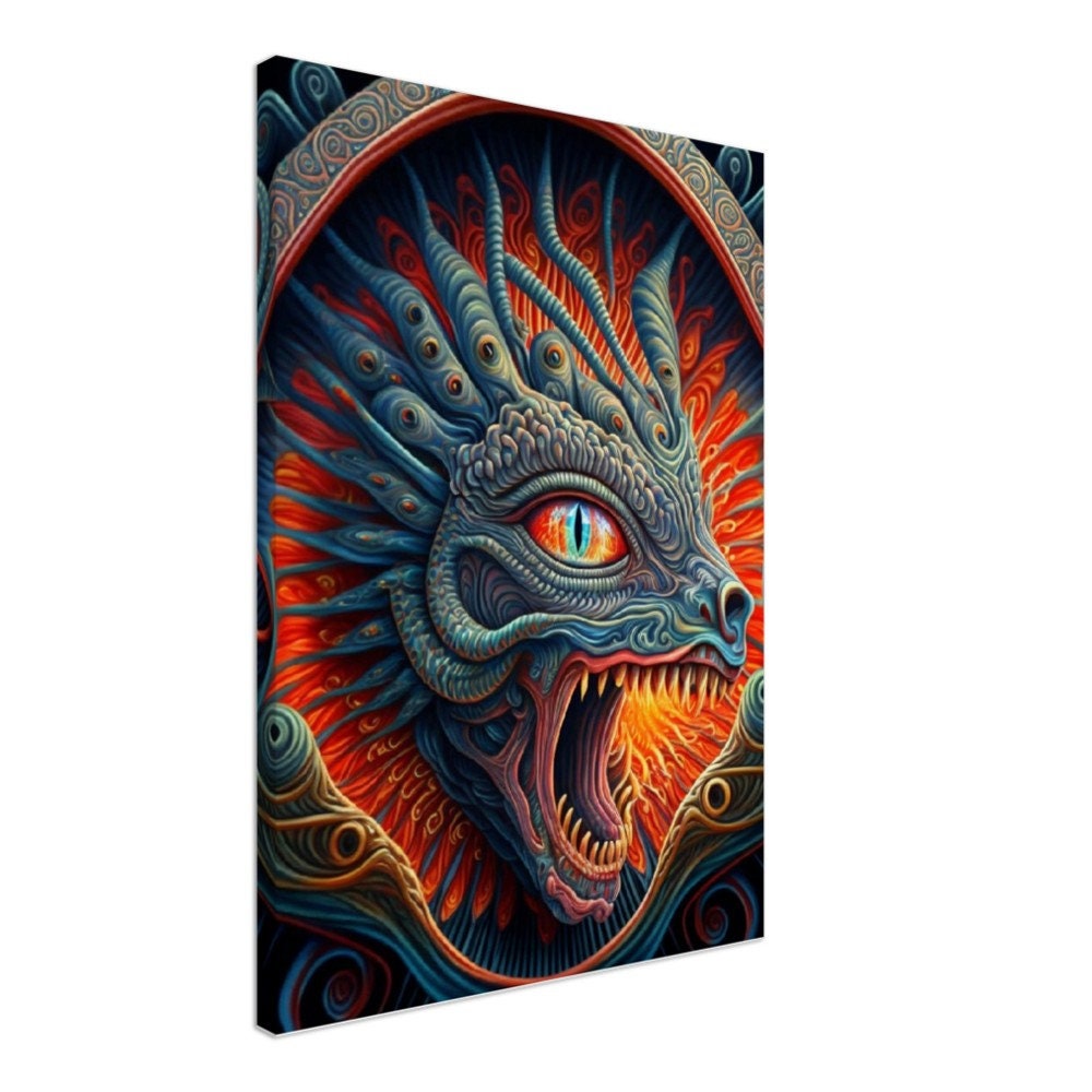 Canvas Art | Alien Art | AI Art | Alien Wall Art | Alien Print | UFO ...
