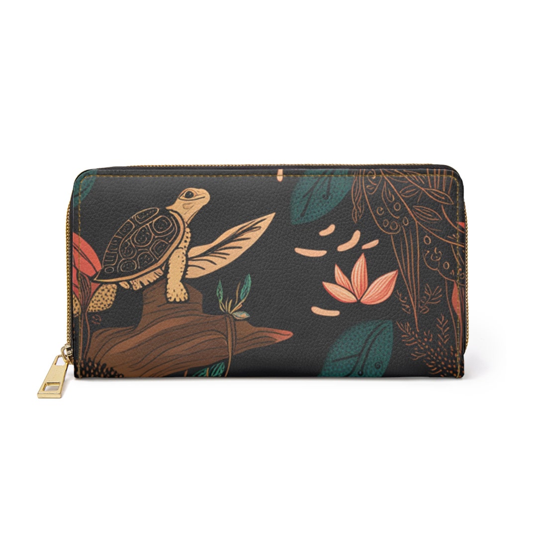 Turtle Zipper Wallet, Zipper Wallet Women, Wallet Clutch, Clutch Wallet ...