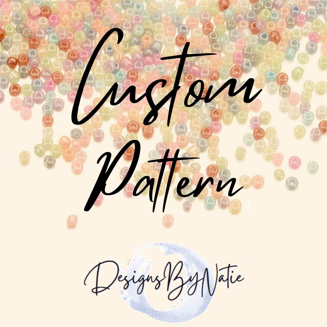 CUSTOM PATTERN, Personalise Your Own Brick Stitch Pattern, Beaded ...