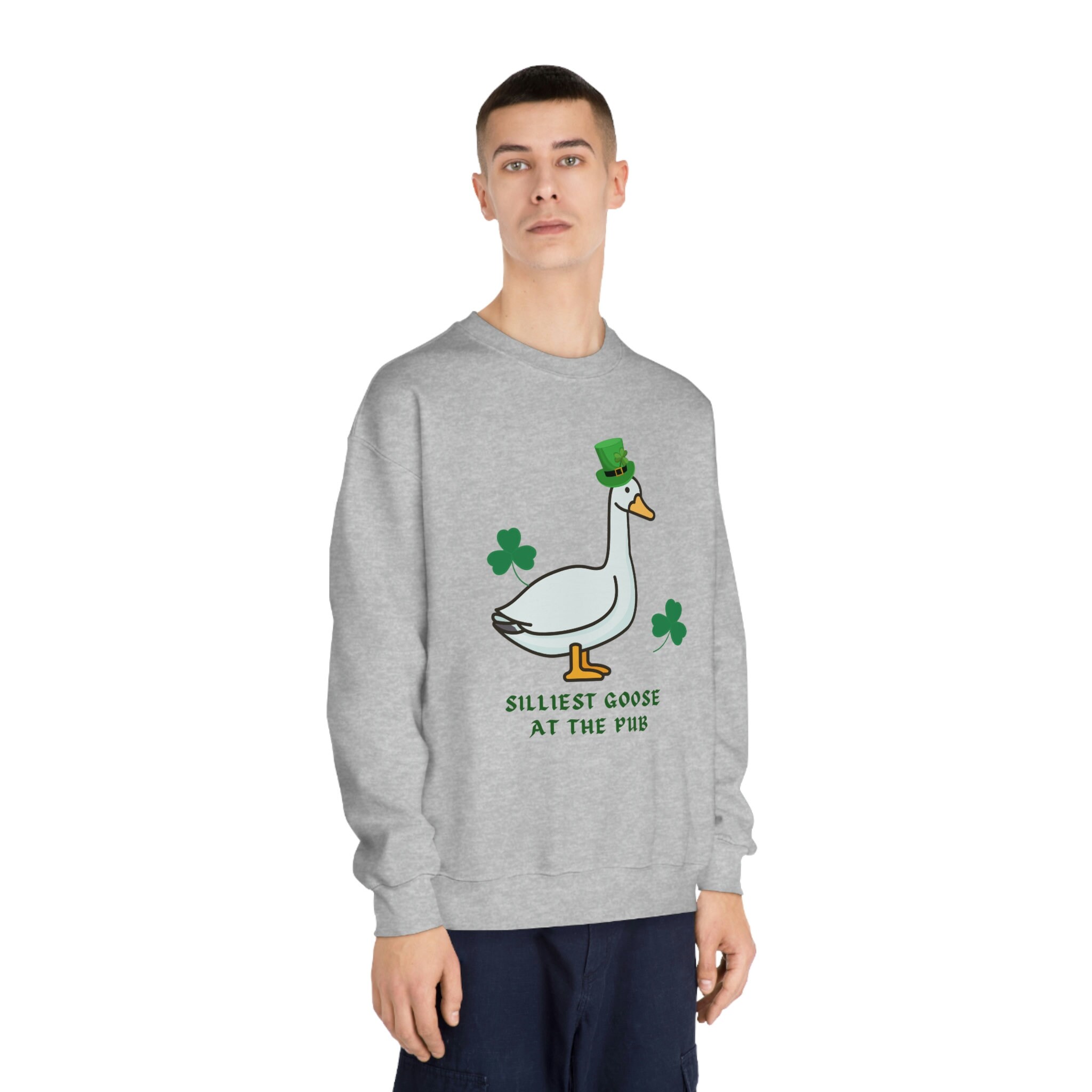 Saint Patricks Day Sweatshirt, Silly Goose, St Pattys Day, Cute, Fun - Etsy