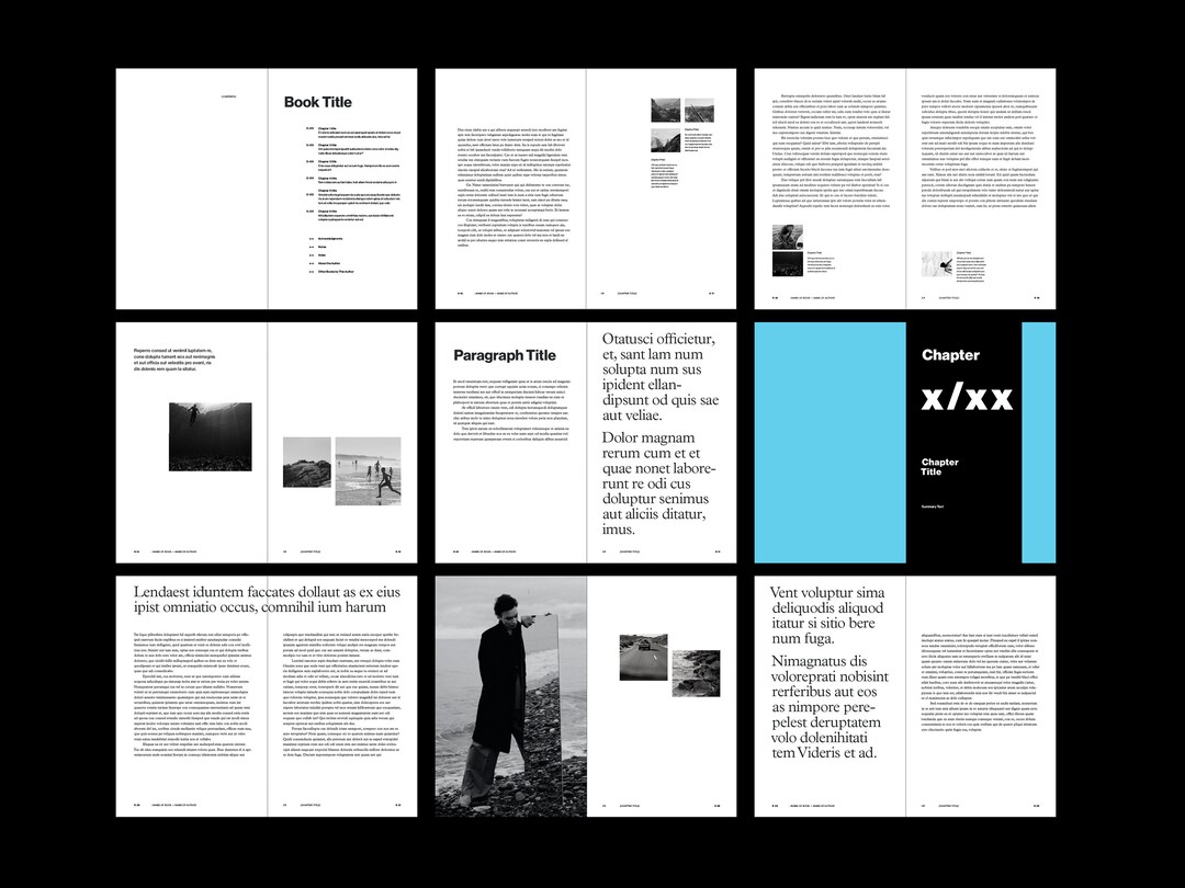 Poetry Story Book Template for Indesign 5x8 - Etsy