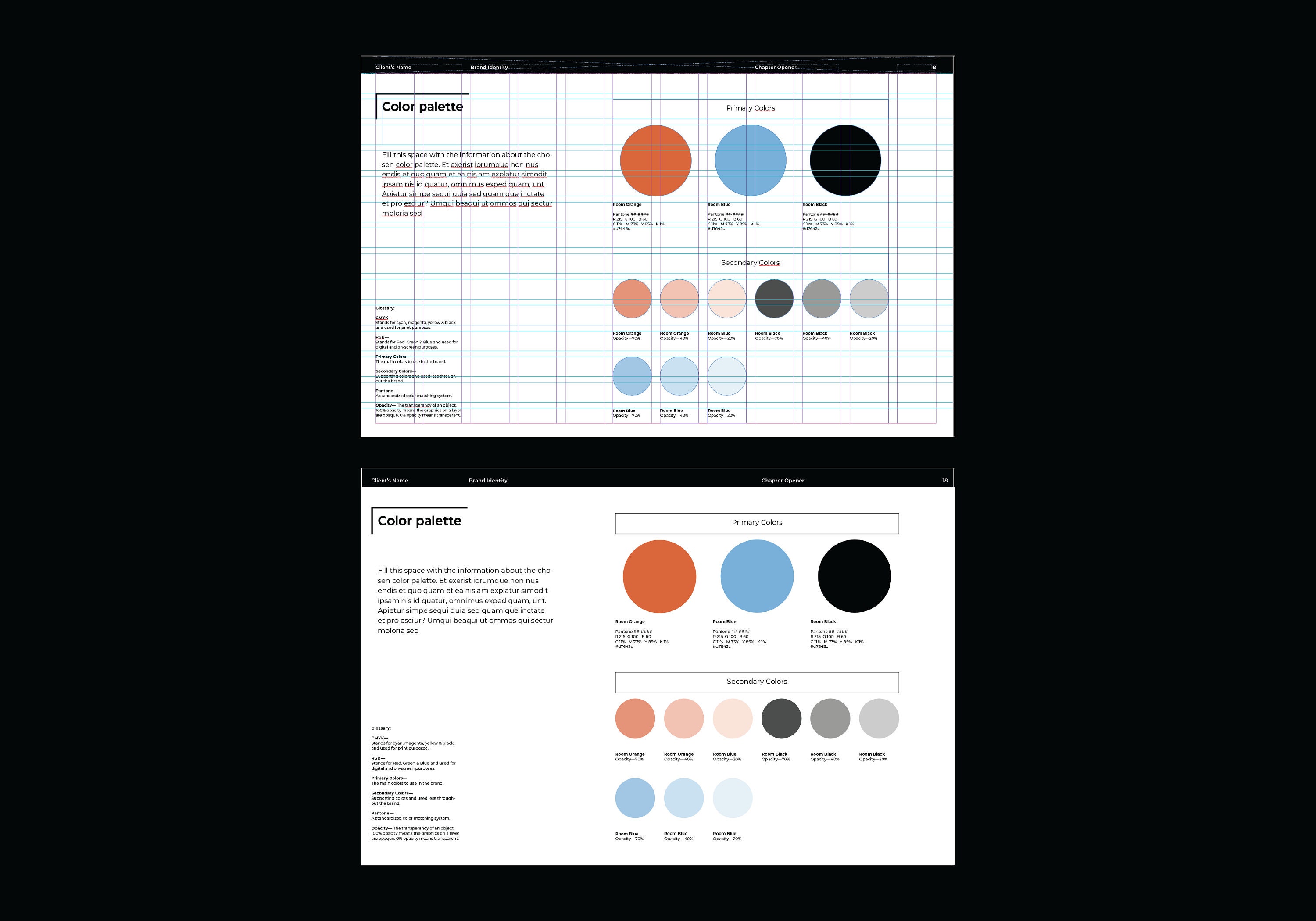 Branding Guide Template for Indesign - Etsy