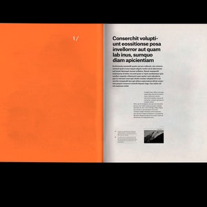 Experimental Modern Book Template Adobe Indesign 8.5x11 Instant ...