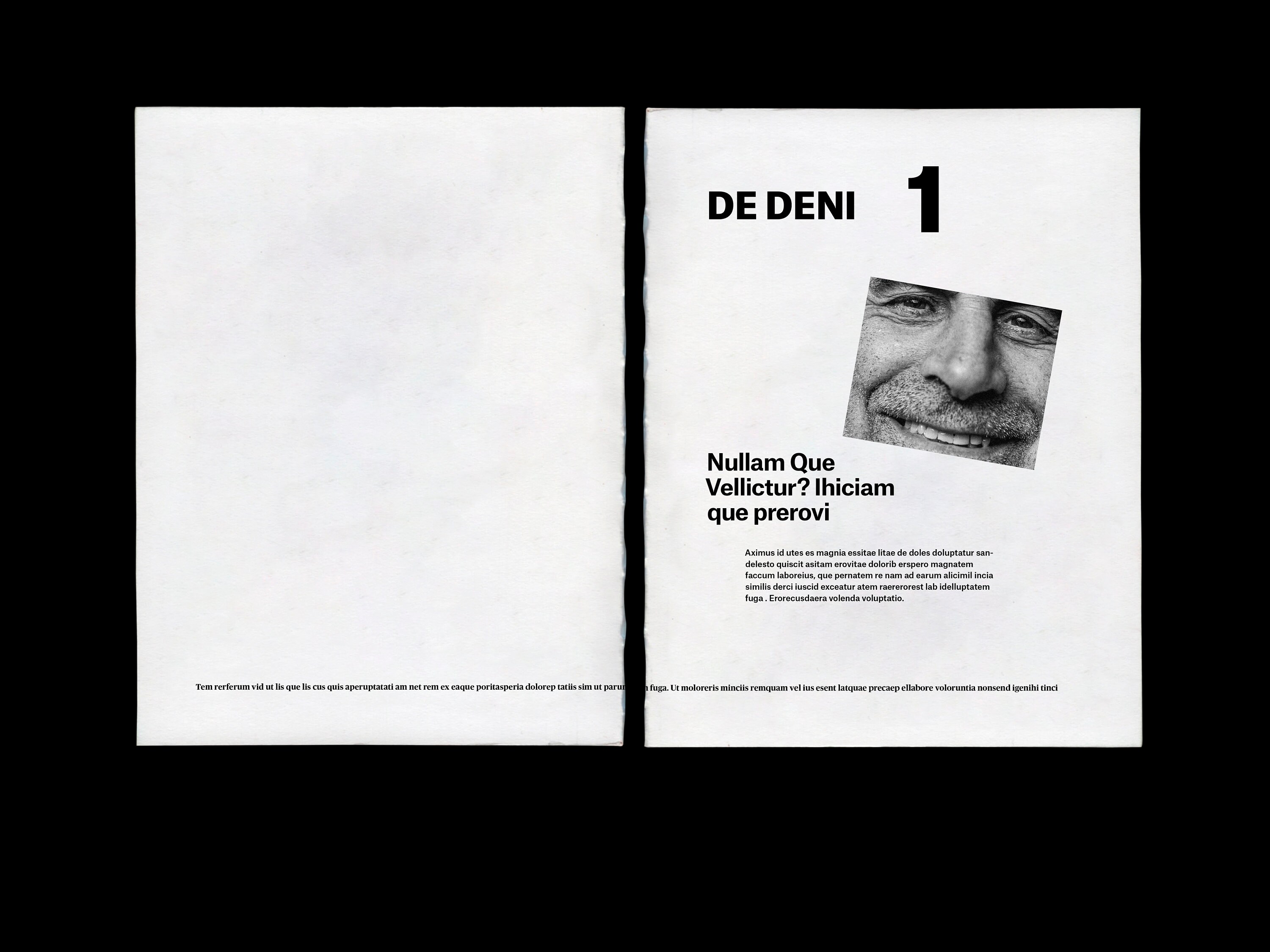 Experimental Modern Book Template Adobe Indesign 8.5x11 Instant ...