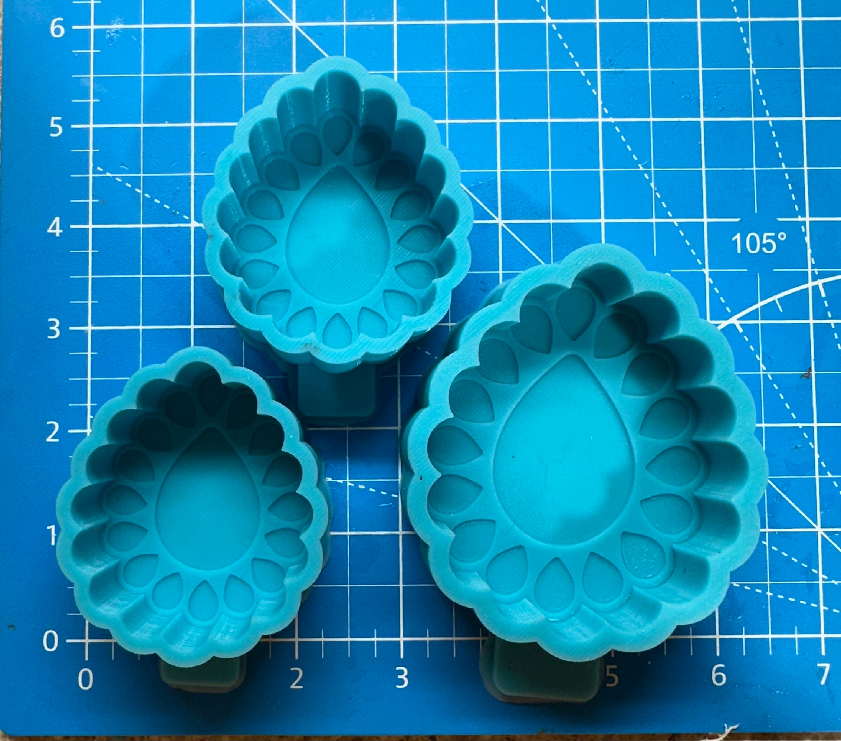 Squash Blossom/conch Vent and Full Size Mold Set - Etsy