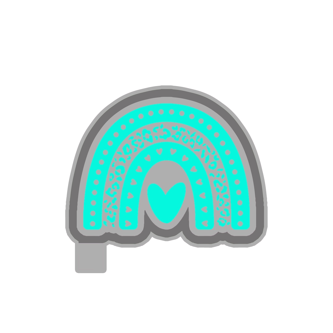 Leopard Rainbow STL File - Etsy