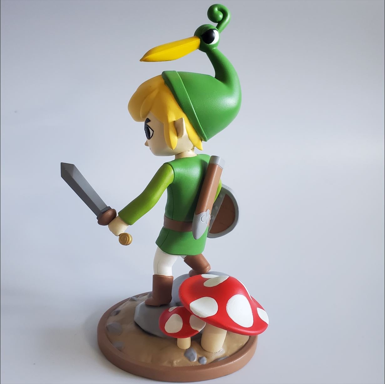 Minish Cap Toon Link - 3D Printable Statue - Thunder Workshop - Etsy