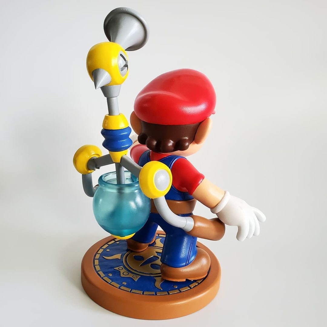 Super Mario Sunshine - 3D Printable Statue - Thunder Workshop - Etsy