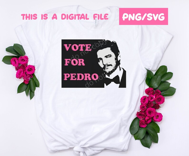 Vote for Pedro Digital SVG and PNG File for DIY Projects and - Etsy