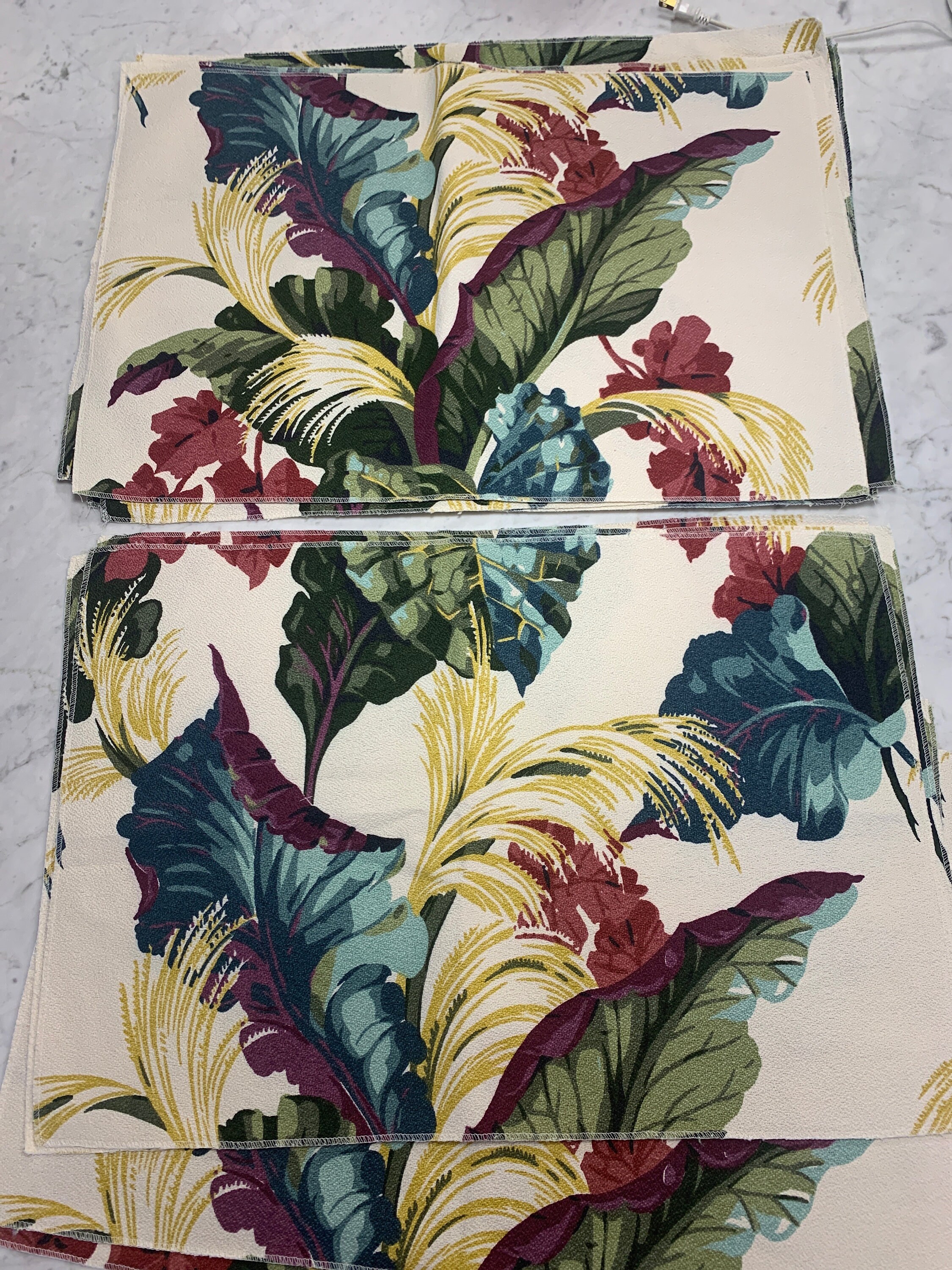 Carmen Miranda /natural- Full Swing Textiles Barkcloth Retired Samples ...