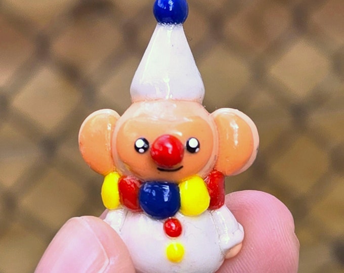 Mini Clown Figure, Cute Clown Monkey Desk Buddy - Etsy