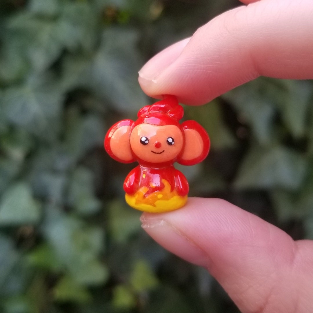 Elemental Fire Monkey, Handmade Polymer Clay Figure - Etsy