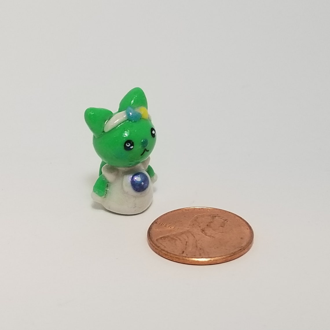 Space Kitten Mini Figure, Planetary Model Handmade Polymer Clay ...