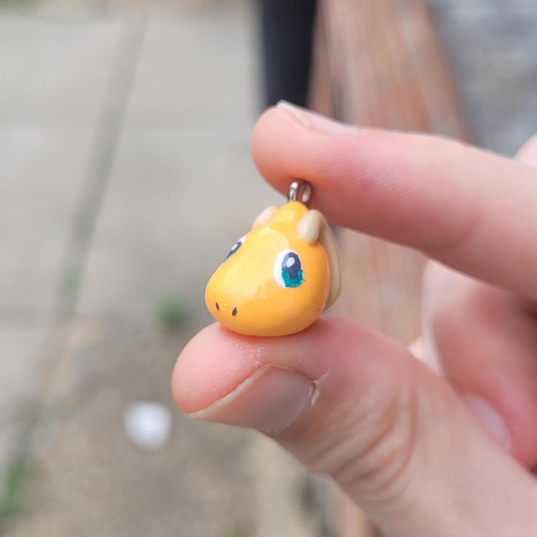 Dragonite Handmade Clay Keychain Charm - Etsy