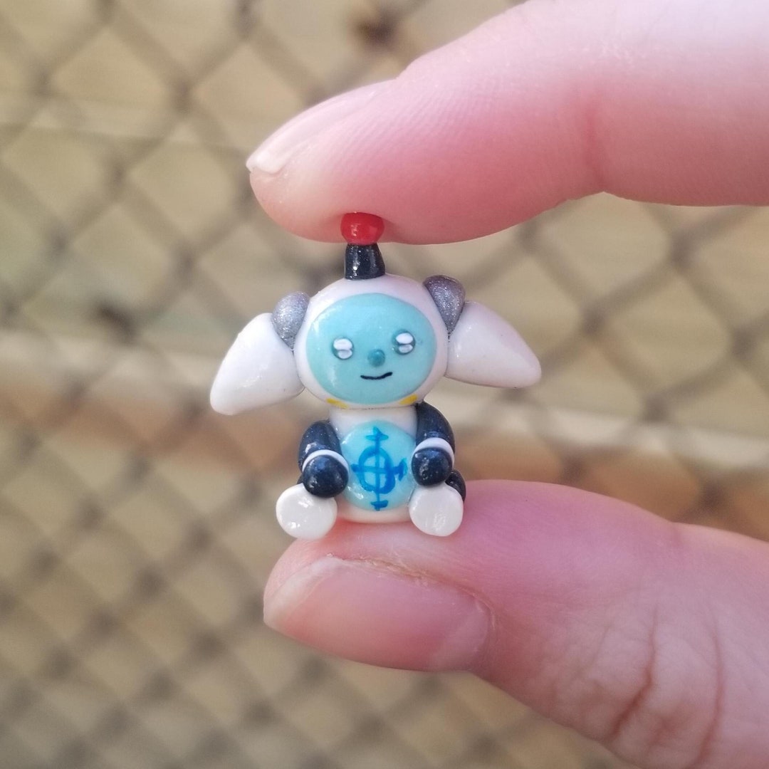 Robot Kacheek Handmade Polymer Clay Figure - Etsy