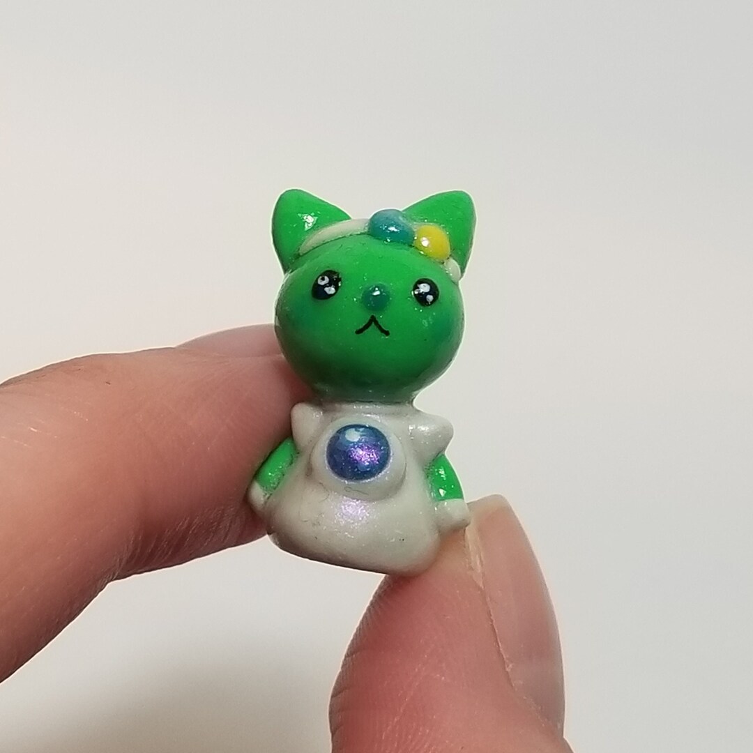 Space Kitten Mini Figure, Planetary Model Handmade Polymer Clay ...