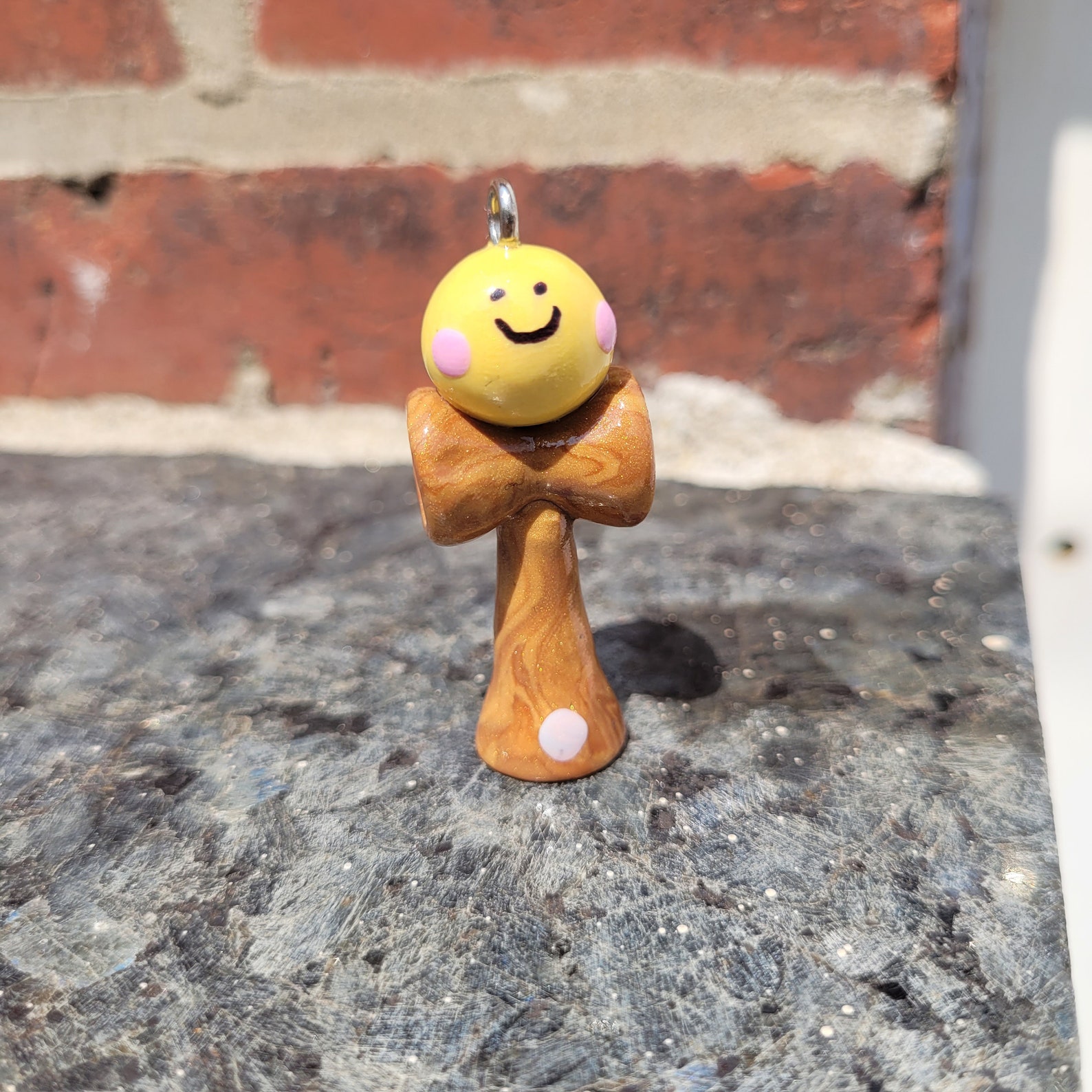 Kendama Keychain/pendant - Handmade From Polymer Clay - Assorted Colors ...