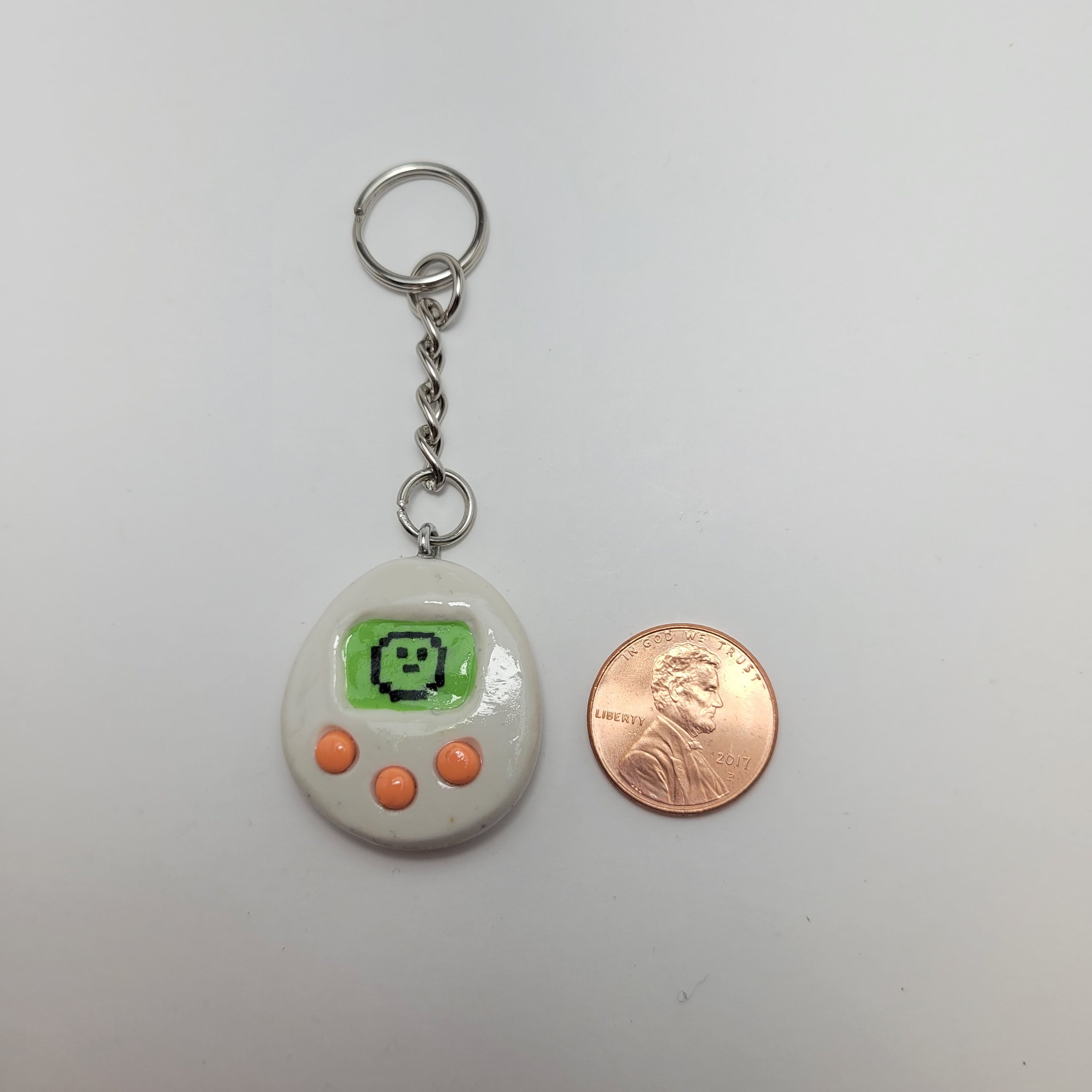 Tamagotchi Handmade Clay Keychain - Etsy