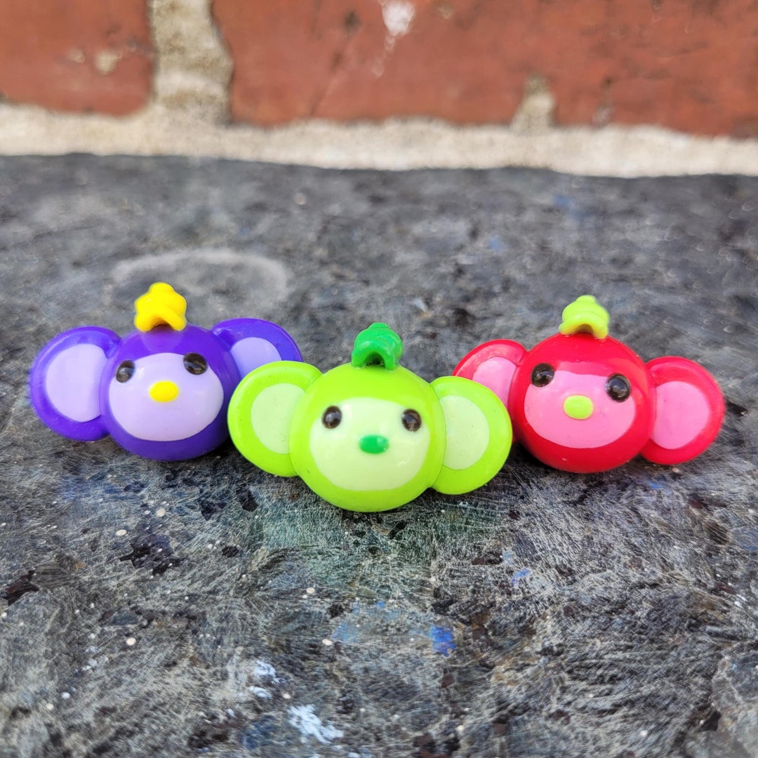 Fruit Monkeys, Handmade Clay Figures - Etsy