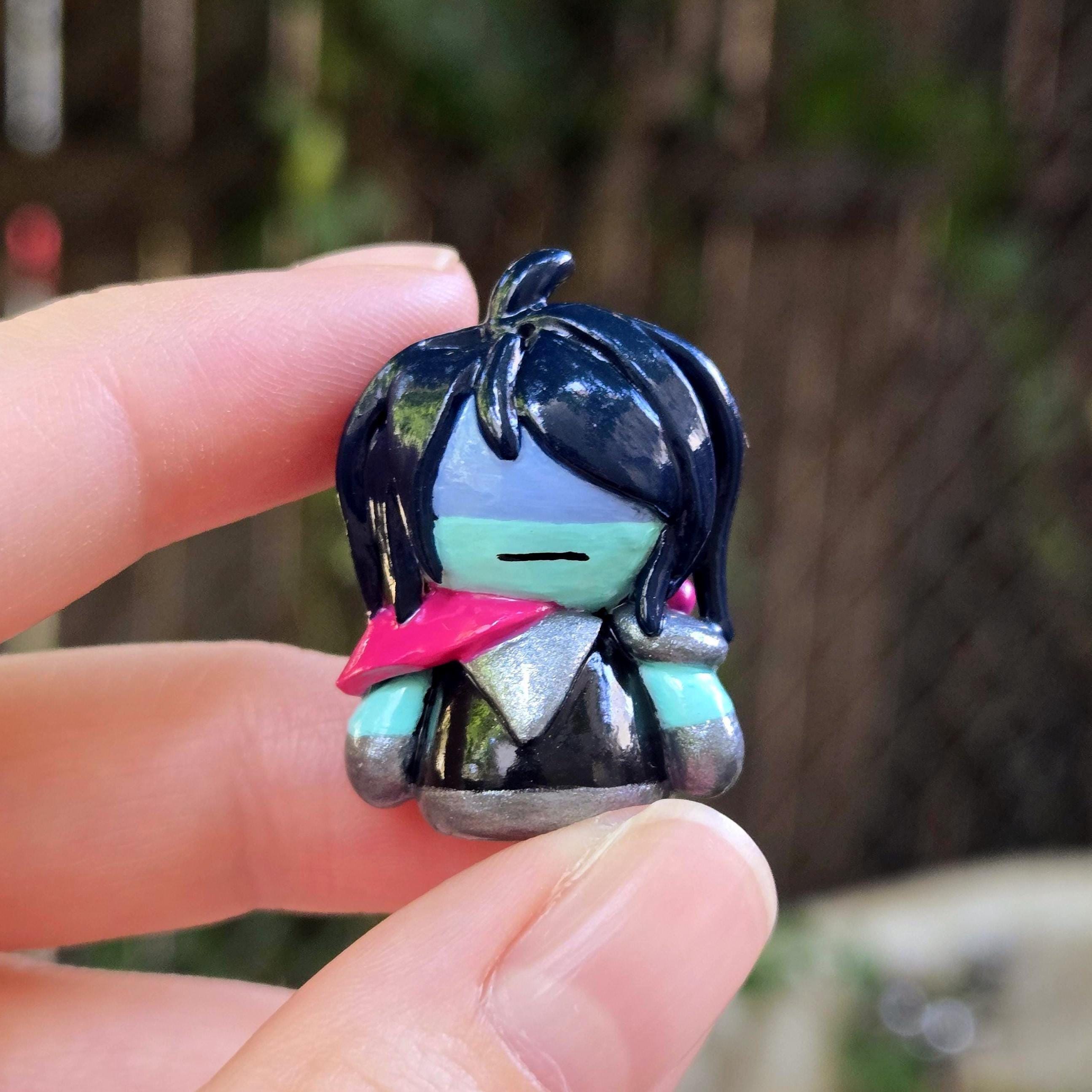 Deltarune Figurines, Handmade Clay Figures of Kris, Susie, Noelle and ...