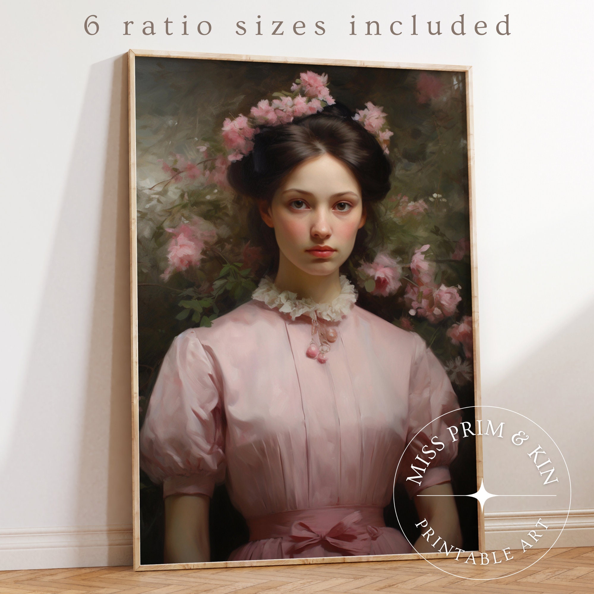 Eclectic Girls Bedroom Wall Art | Ai-generated | Printable Light ...