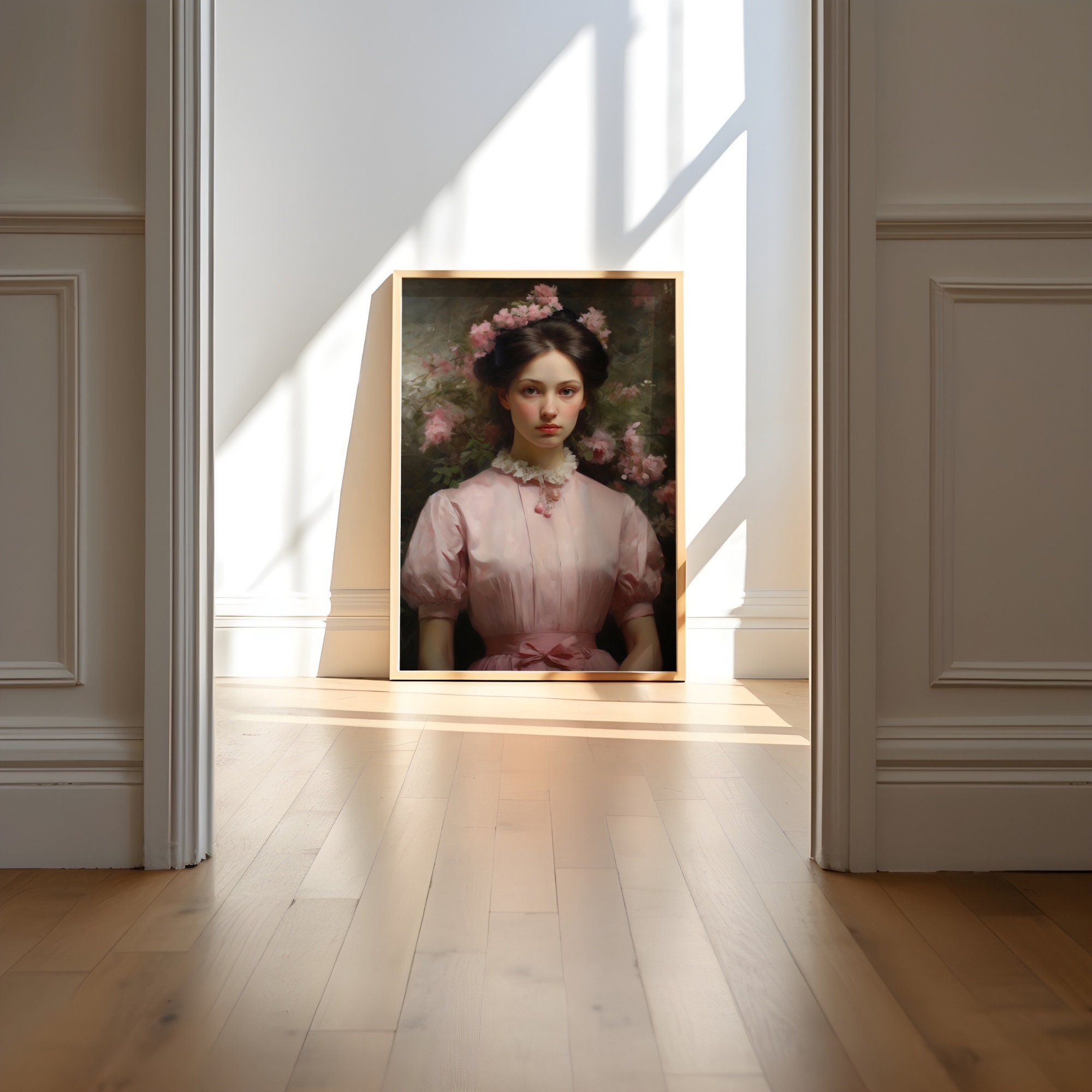 Eclectic Girls Bedroom Wall Art | Ai-generated | Printable Light ...