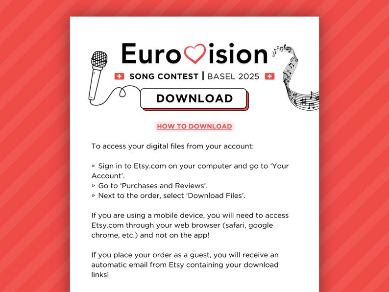 Eurovision 2025 Scorecards | Semi-finals & Grand Final | Eurovision ...