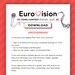 Eurovision 2025 Sweepstake Kit | Eurovision Song Contest Party Game ...