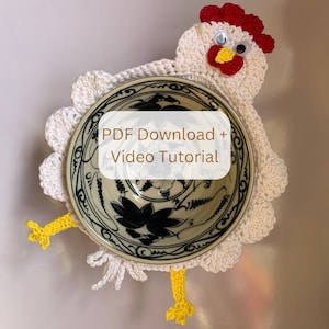Chicken Bowl Cozy Crochet Pattern - Etsy