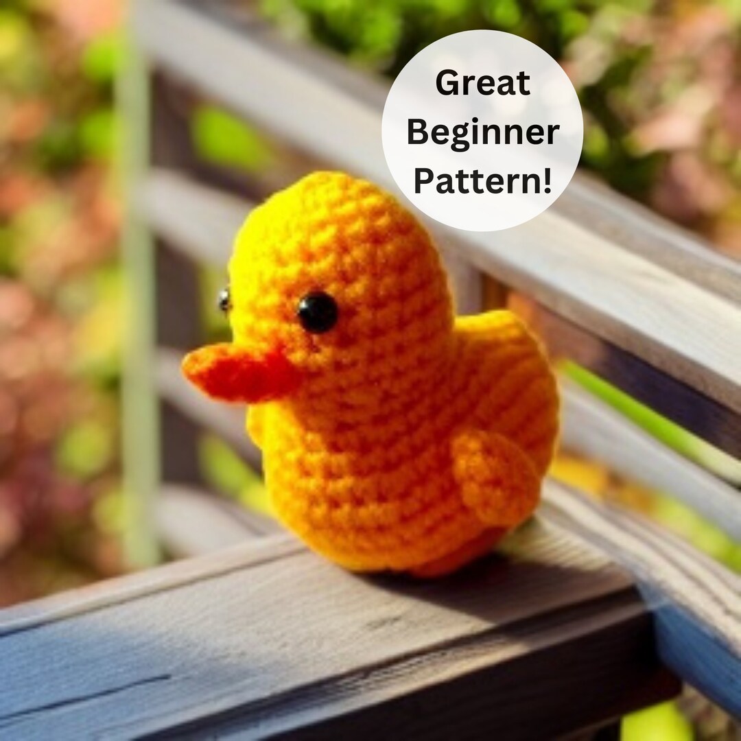 Sir Quackington Amigurumi Duckling Crochet Pattern PDF - Etsy
