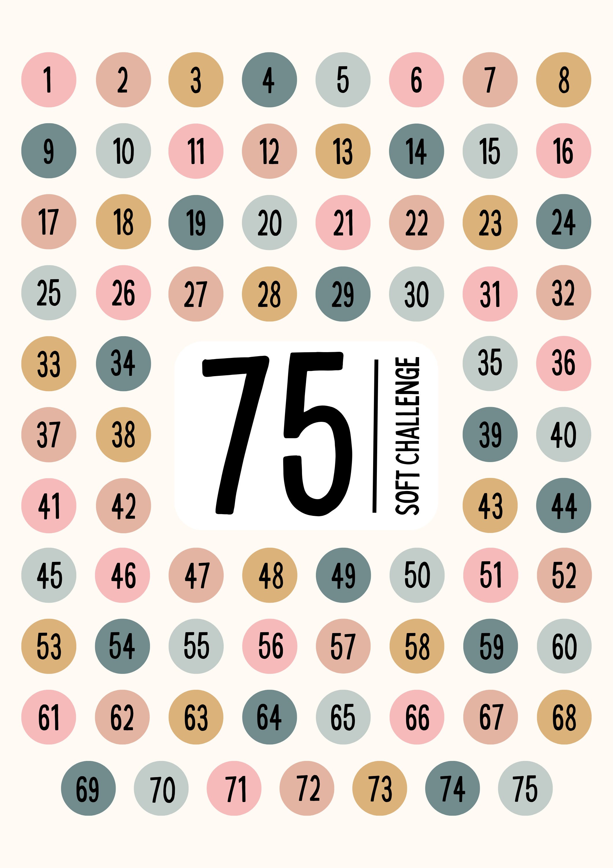 75 Soft Challenge Weight Loss Tracker Fitness Journal 75 Soft Bundle - Etsy