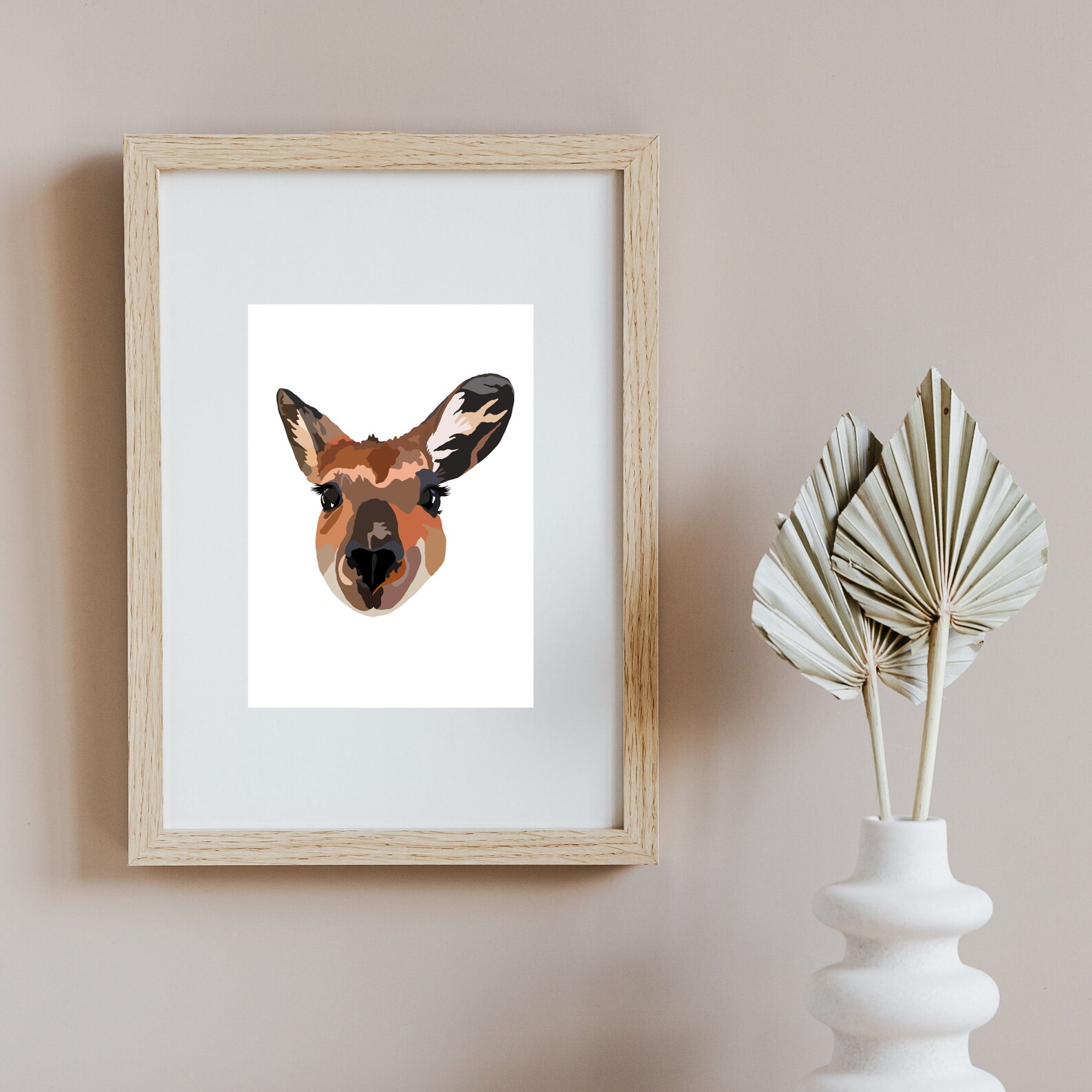 Australian Kangaroo Joey Poster Print Aussie Wall Art Top Sellers - Etsy
