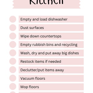 Editable Chore Cards Family Chore Chart Cleaning Checklist Cleaning ...