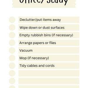 Editable Chore Cards Family Chore Chart Cleaning Checklist Cleaning ...