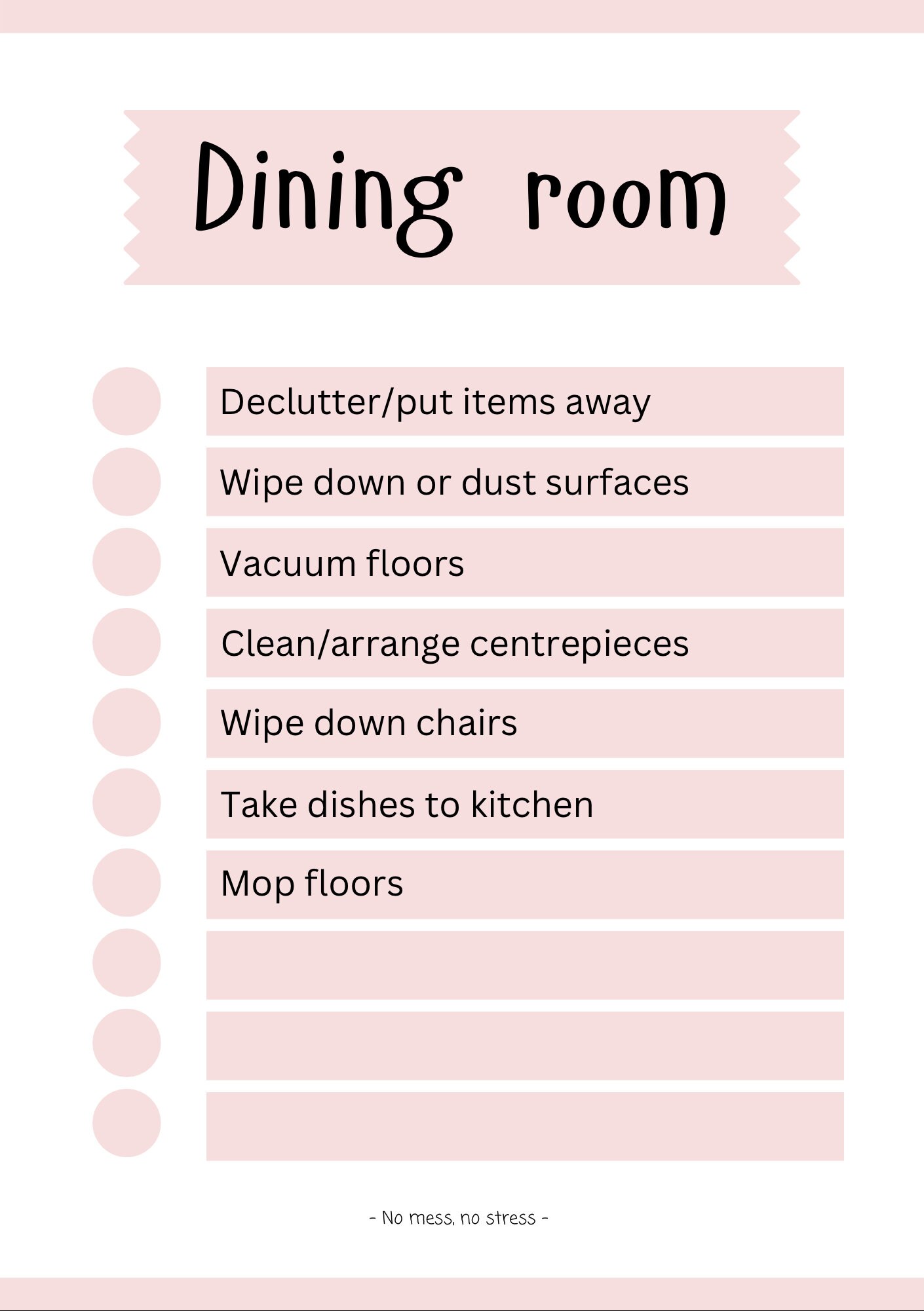 Editable Chore Cards Family Chore Chart Cleaning Checklist Cleaning ...