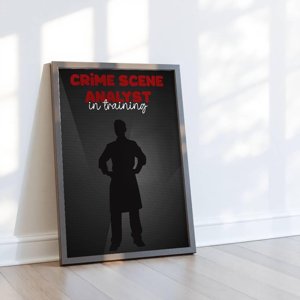 Forensic Science Printable Crime Scene Analyst in Training Forensic ...