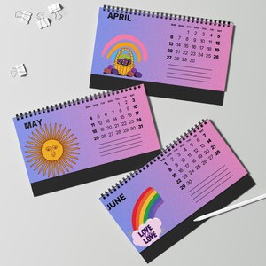 2025 Desktop Calendar - Etsy