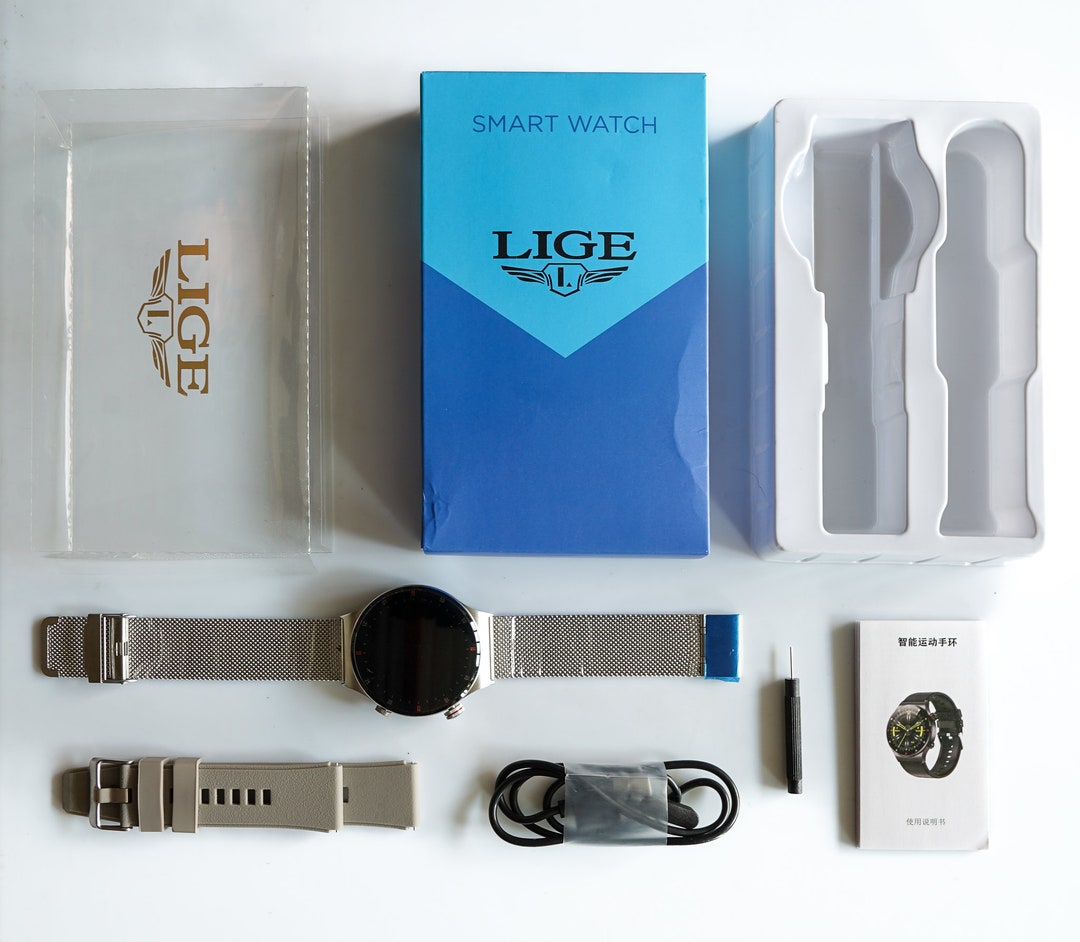 LIGE Ecg + Ppg Bluetooth Call Smart Watch Men 2023 - Customized Waterproof Sports Bracelet, NFC ...