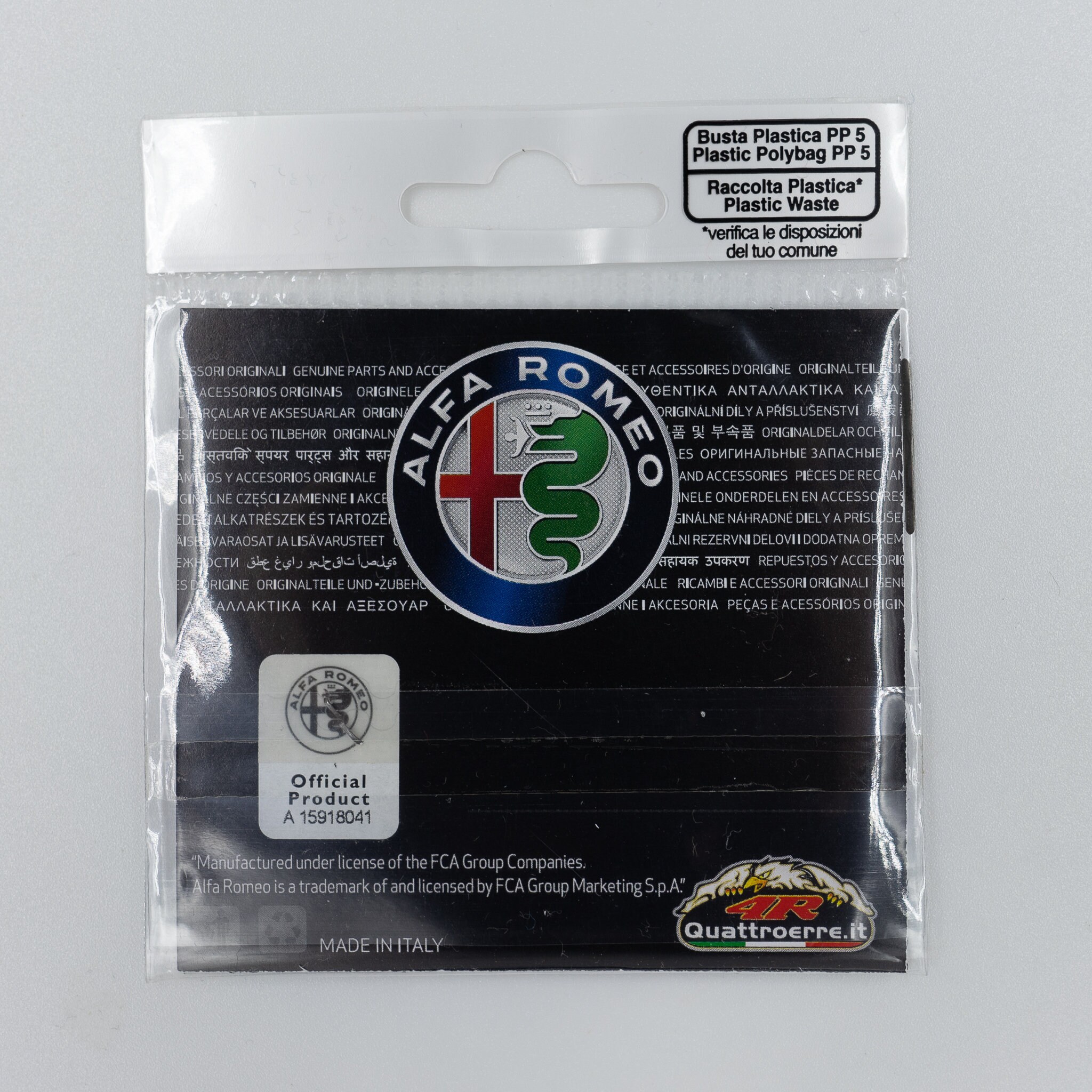 Alfa Romeo 3D Sticker Official Logo, Black and White, Diameter 51 Mm - Etsy