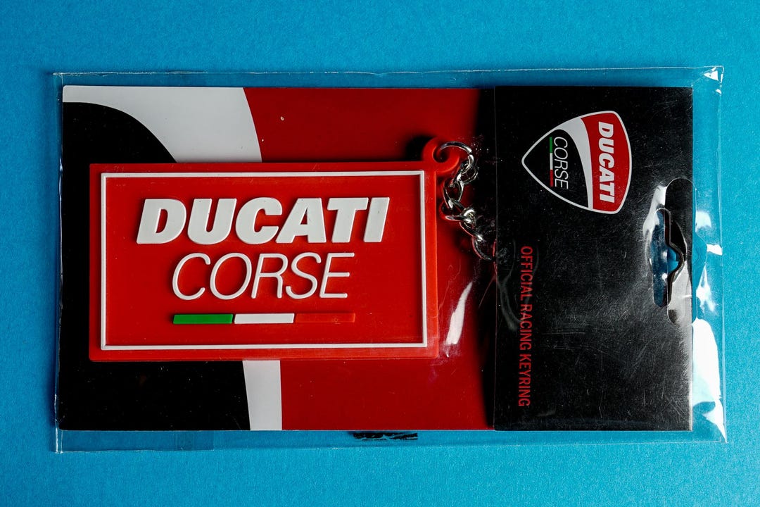 Official Ducati Corse Keychain Keyring - Licensed Product - Etsy